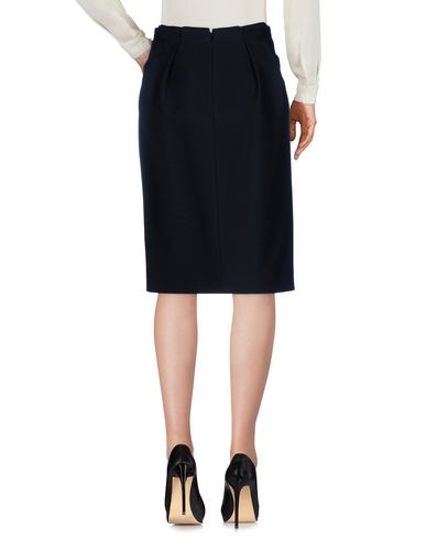 ALEXANDER MCQUEEN Knee Length Skirt in 黑色 | ModeSens